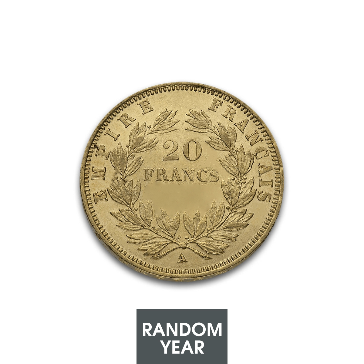 Gold coin - France 20 Francs Napoleon III Random Year
