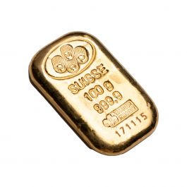 100 grams Gold Bar - Pamp Suisse