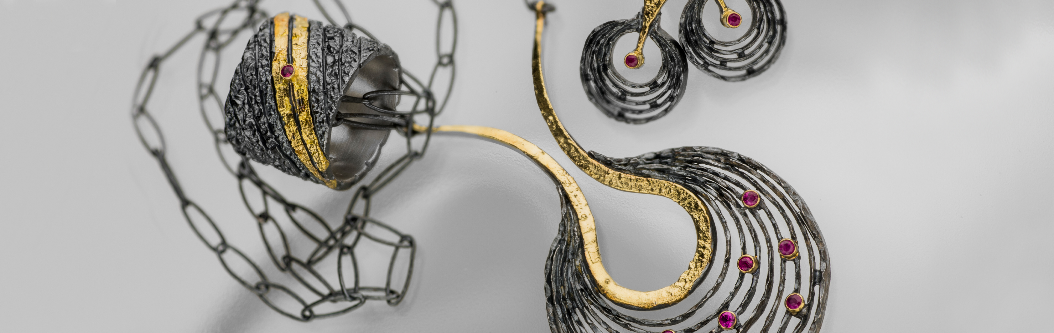 Darkened antique finish Silver Rectangular Chain Necklace with darkened ...